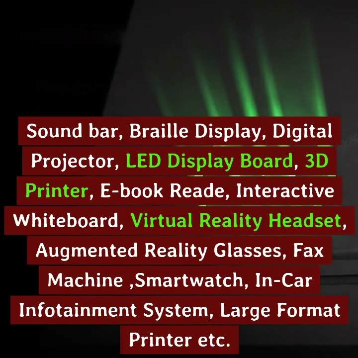 Ten Common Output Devices🖥🔊🖨🖲🕹 Shorts Youtubeshorts Outputdevices Youtube