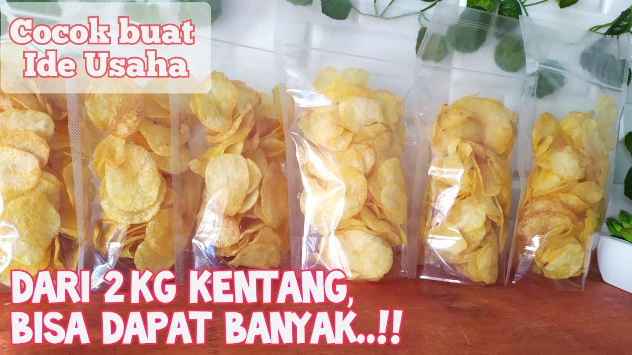 Keripik Kentang Crispy Tahan Lama Ide Bisnis Makanan Ringan Untung