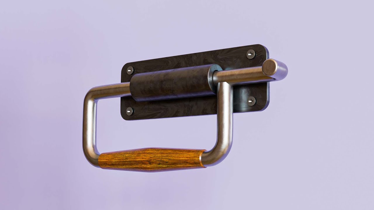 SIMPLE DOOR LATCH IDEA - YouTube