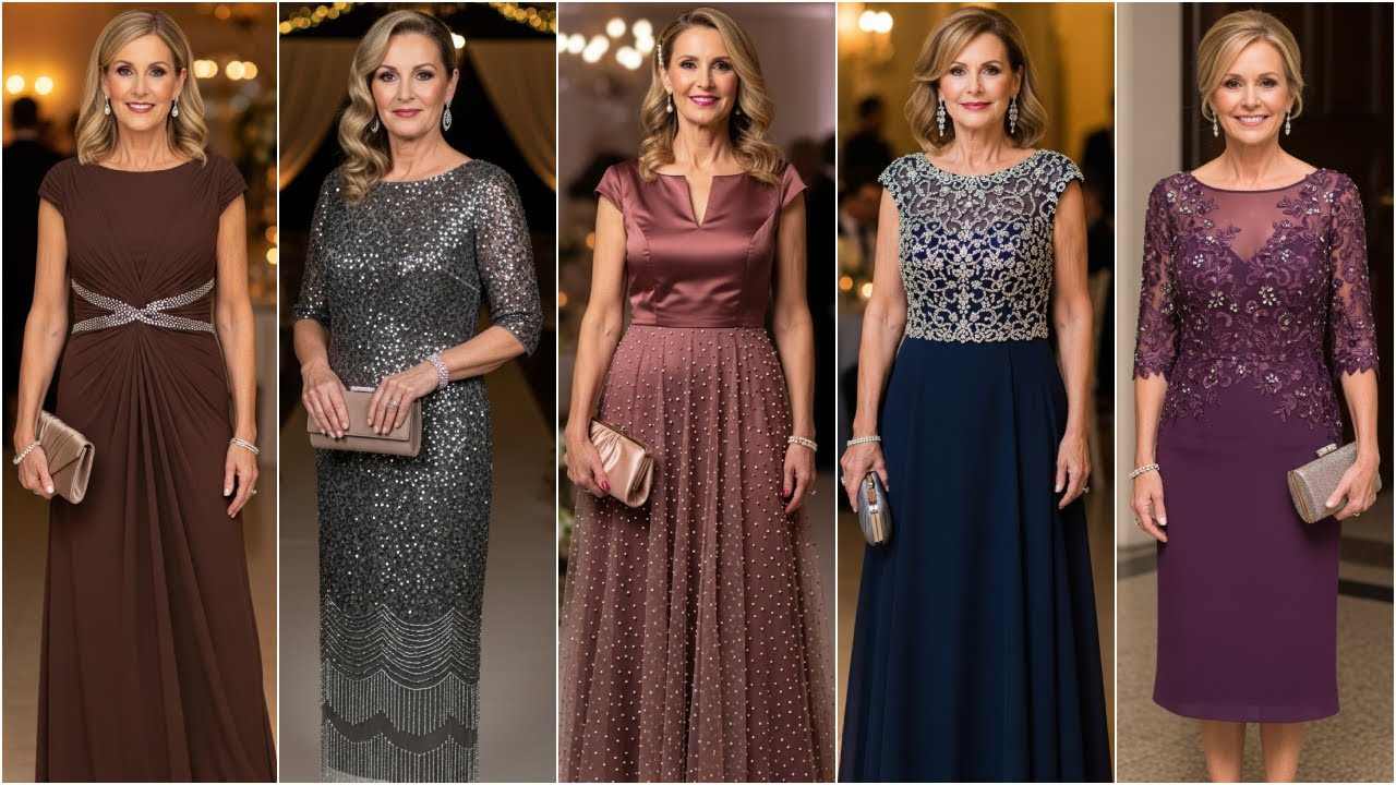 Formal Mother of the Bride Dresses: Elegant Styles & Flattering Fits ...