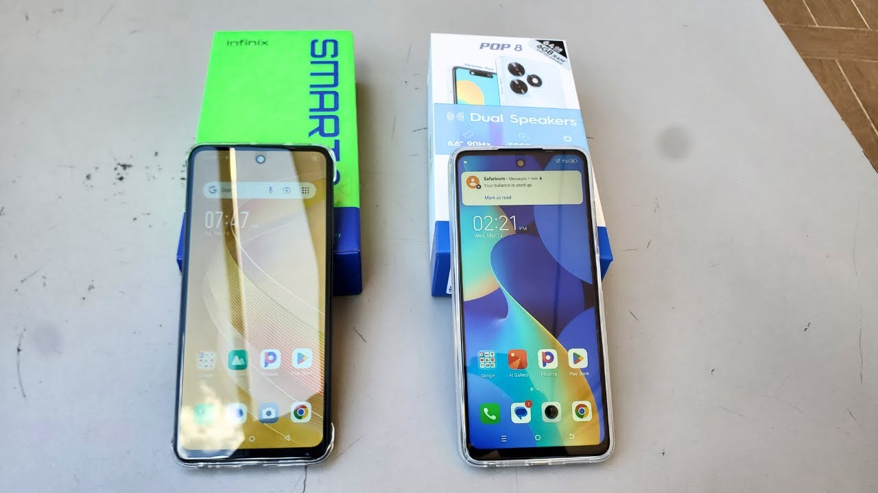 Infinix Smart 8 vs Tecno Pop 8 : Same Difference... - YouTube