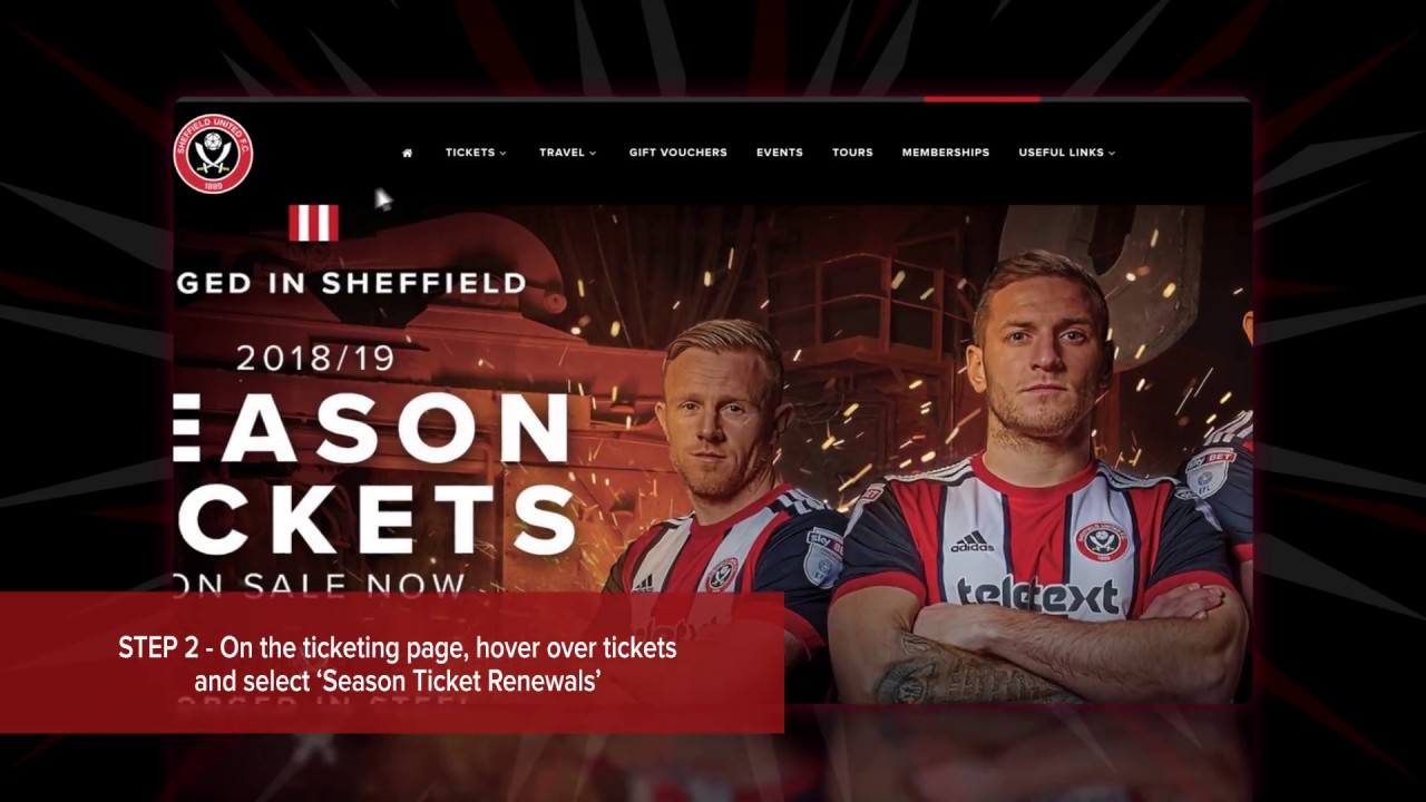 SUFC - Season Ticket Campaign 2018/19 - How to renew your season ticket ...