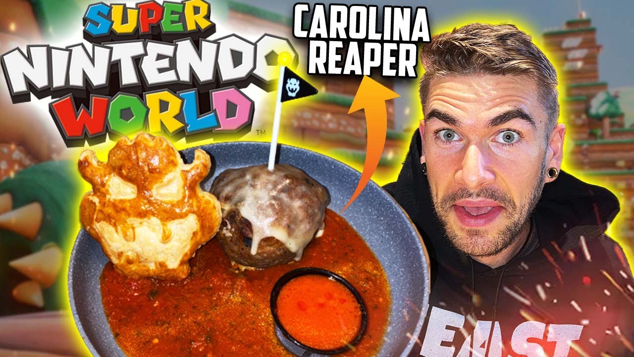 2 MILLION SCOVILLE MEATBALL CHALLENGE at Super Nintendo World ...