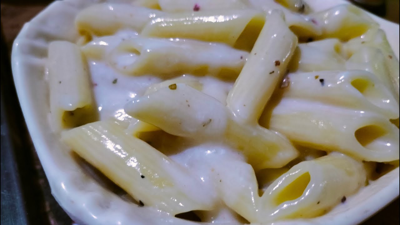 No Cheese White Sauce Pasta Creamy & Delicious | Life's Waves - YouTube
