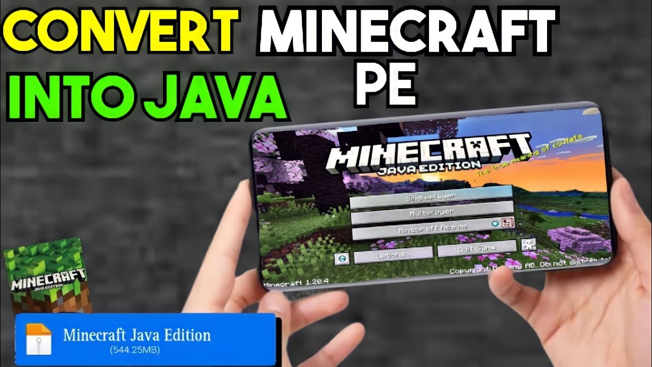 Convert Your Minecraft Pe Into Java Editions In Just 4 Mods π Youtube
