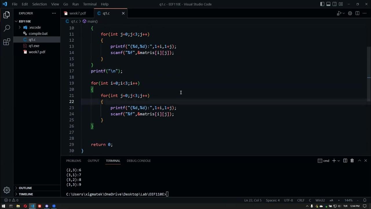 Week 7 - Arrays and Pointers II - YouTube