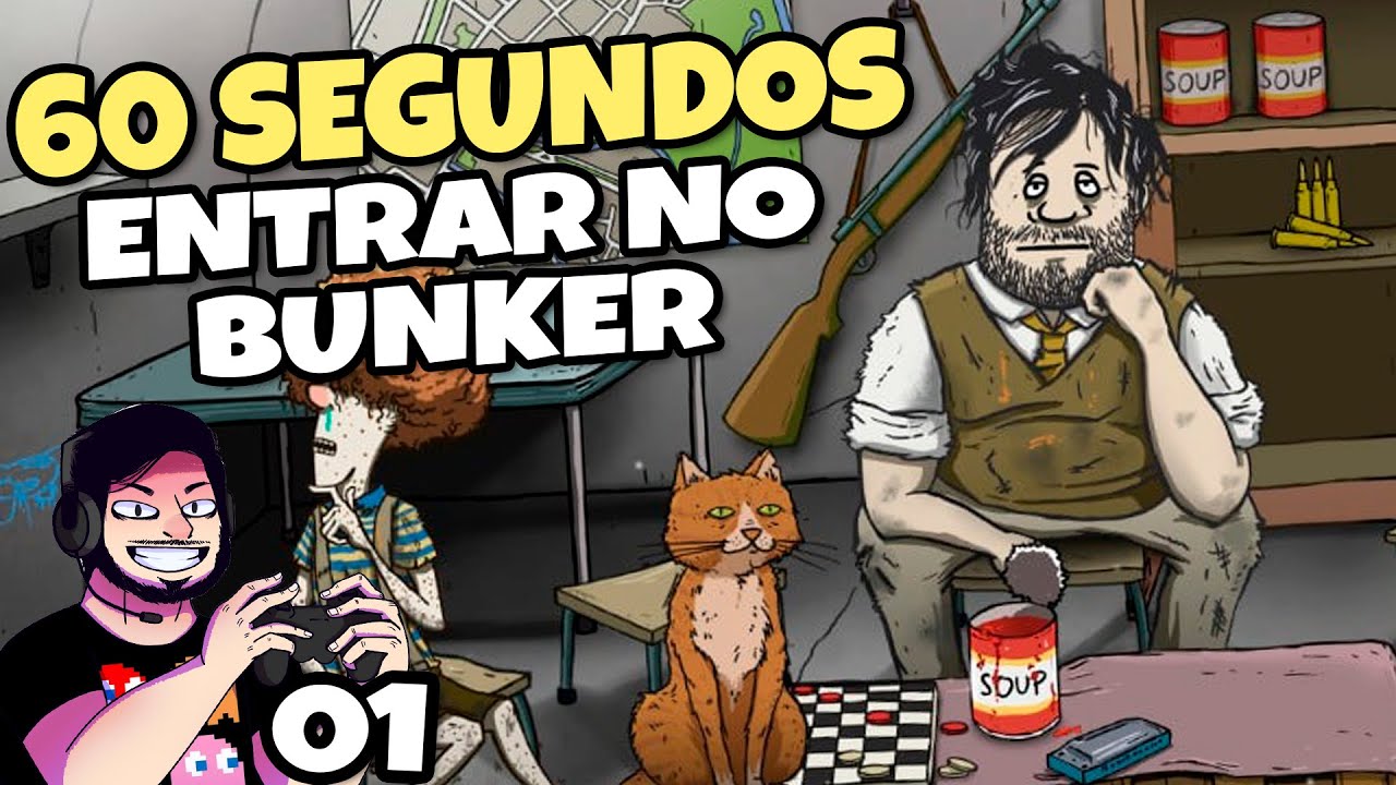 60 SEGUNDOS PARA ENTRAR NO BUNKER! (60 Seconds) | Simulador de BUNKER - YouTube