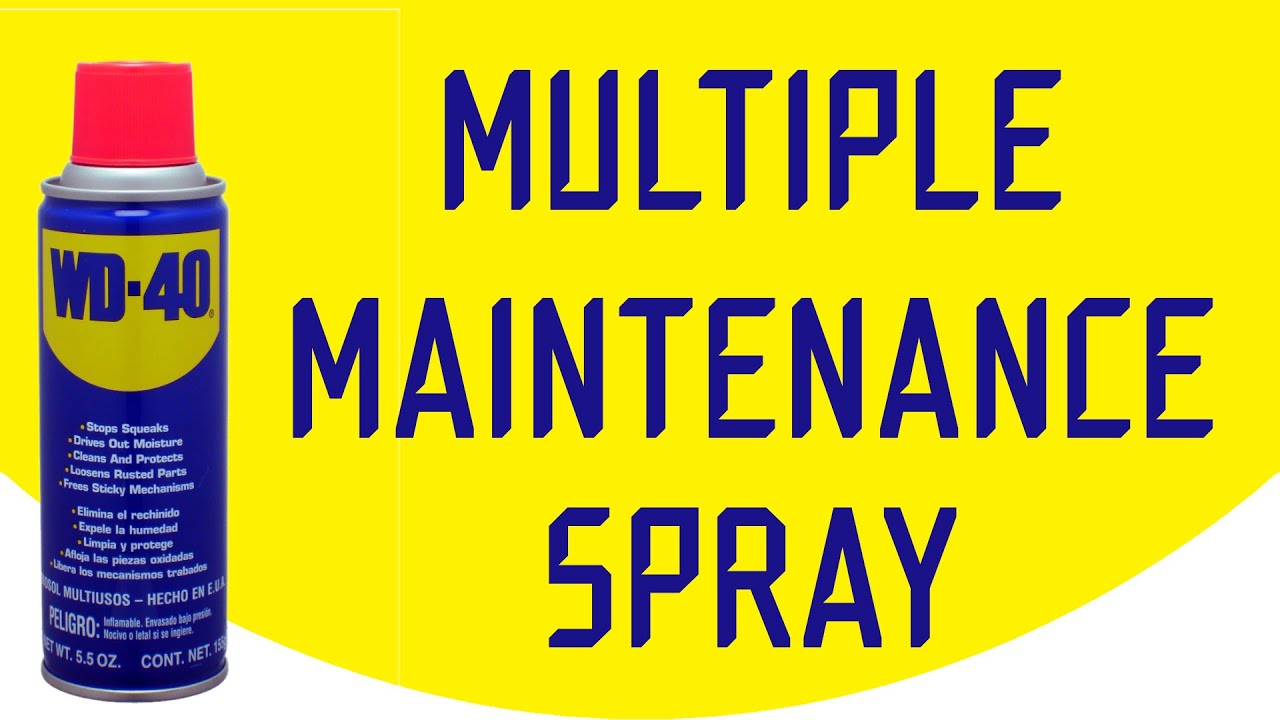 WD-40 Multiple Maintenance Spray - YouTube