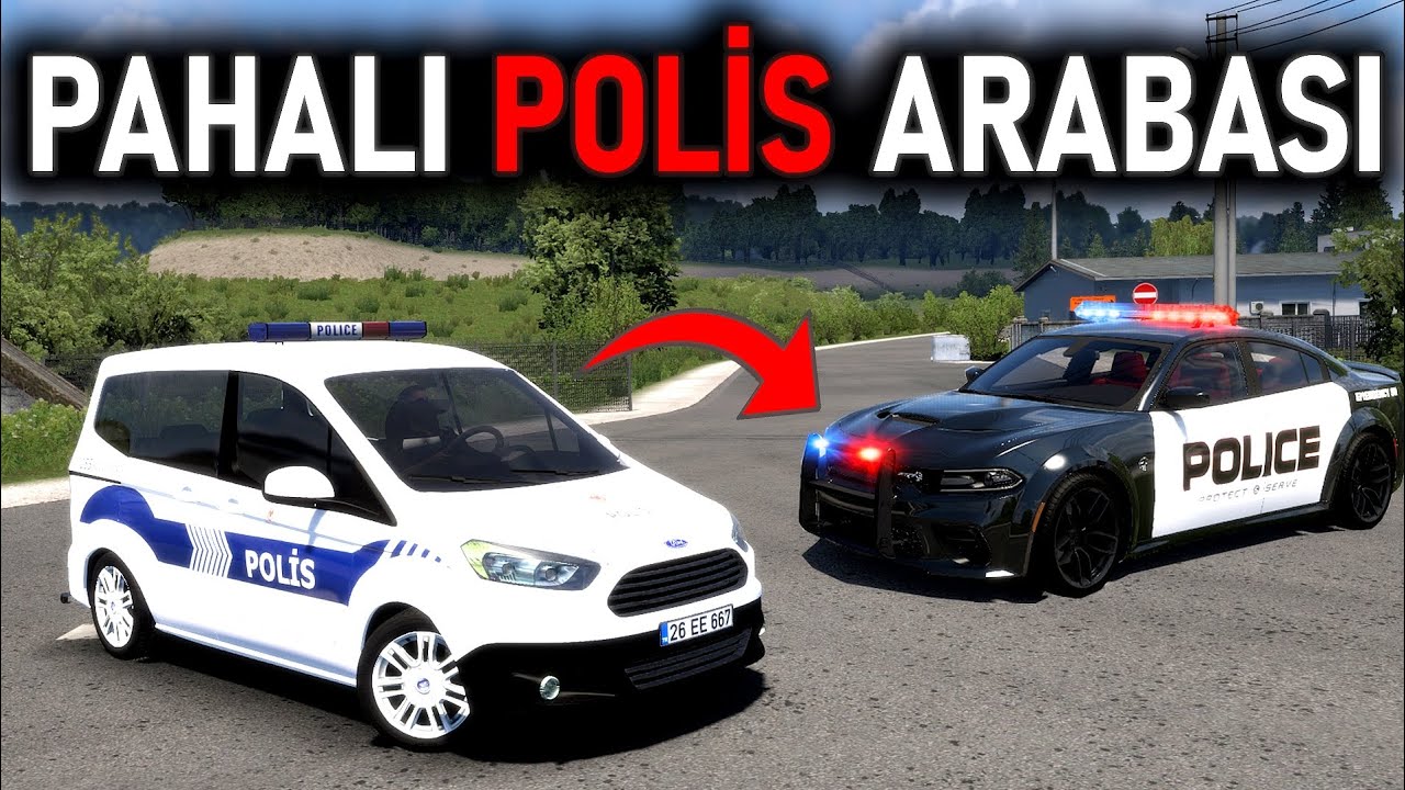 ESKİ POLİS ARABASINI YENİLEDİK ! ETS 2 MOD Logitech G29 - YouTube