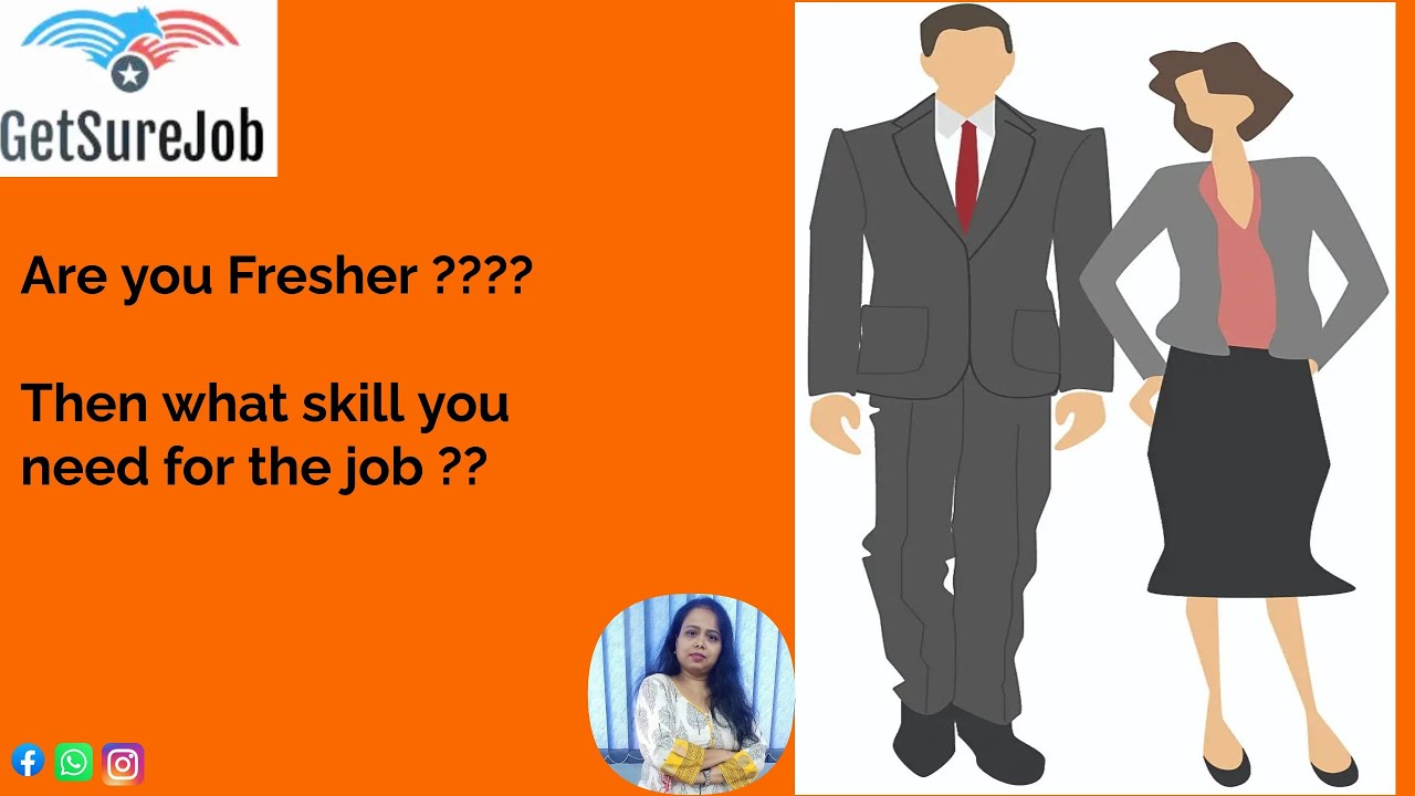 #freshers Are you Fresher?? Which skill do you require to get the job ...