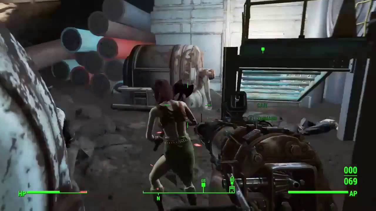 Fallout 4 - Cait the Barbarian - YouTube