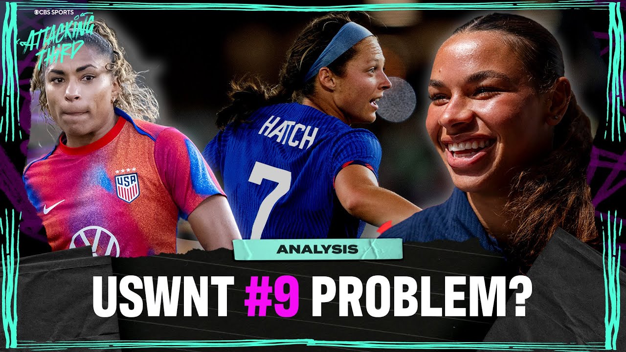 Does USWNT have a #9 problem? | USWNT vs. Brazil Analysis I Attacking ...