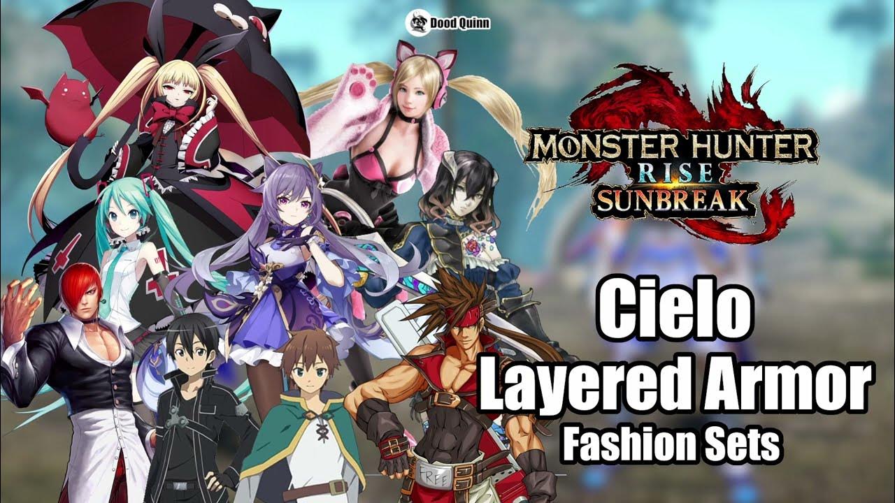 MHR: Sunbreak Fashion Hunter: Cielo Layered Set - YouTube