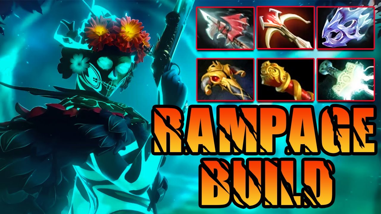 Muerta Rampage !! Muerta Dota 2 Gameplay Build Skills Guide Patch - 7. ...