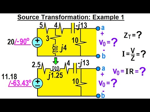 Electrical Engineering: Ch 11 AC Circuit Analysis (21 of 34) Source ...