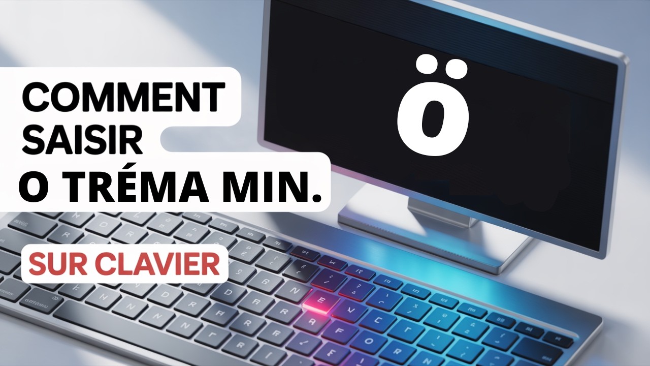 💻 Comment faire le o tréma minuscule (ö) sur le clavier facilement ...
