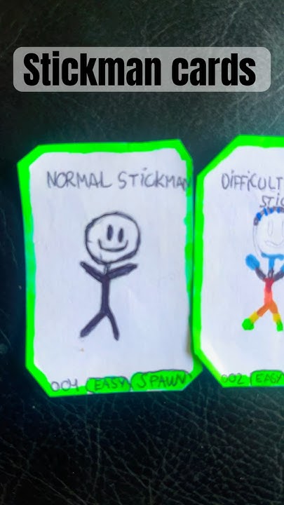 Stickman & find the Stickman cards #stickman #shortvideo #robloxshorts ...