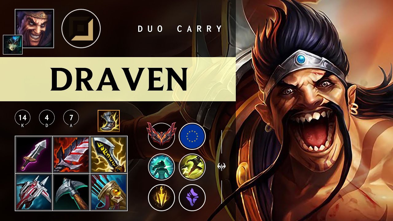 Draven ADC vs Naafiri - EUW Grandmaster Patch 26.02 - YouTube
