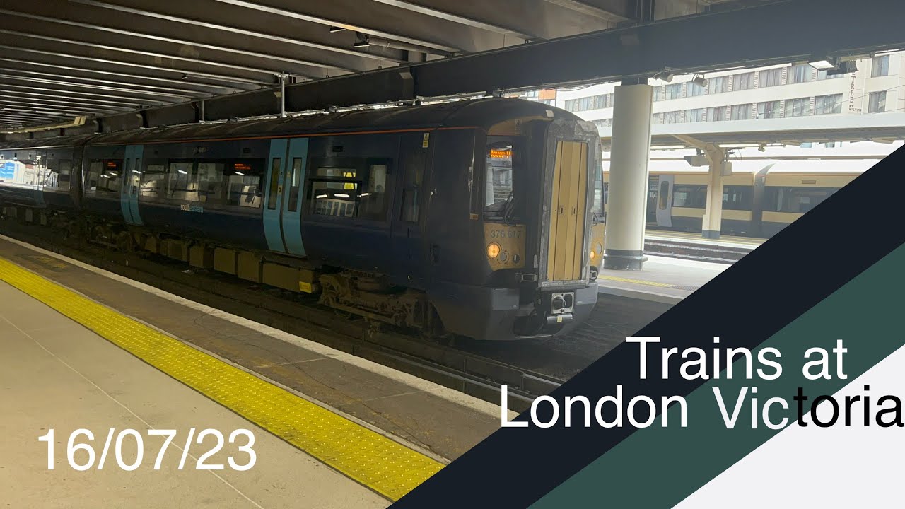 Trains at London Victoria! 16/07/23 - YouTube