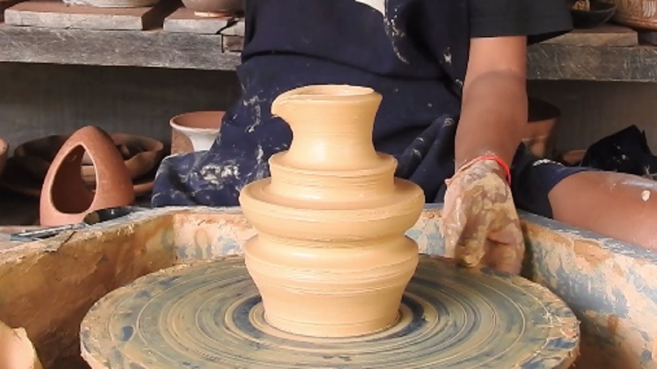 Strange Pot Making From Clay! How It Working On The Wheel | Artworking ...