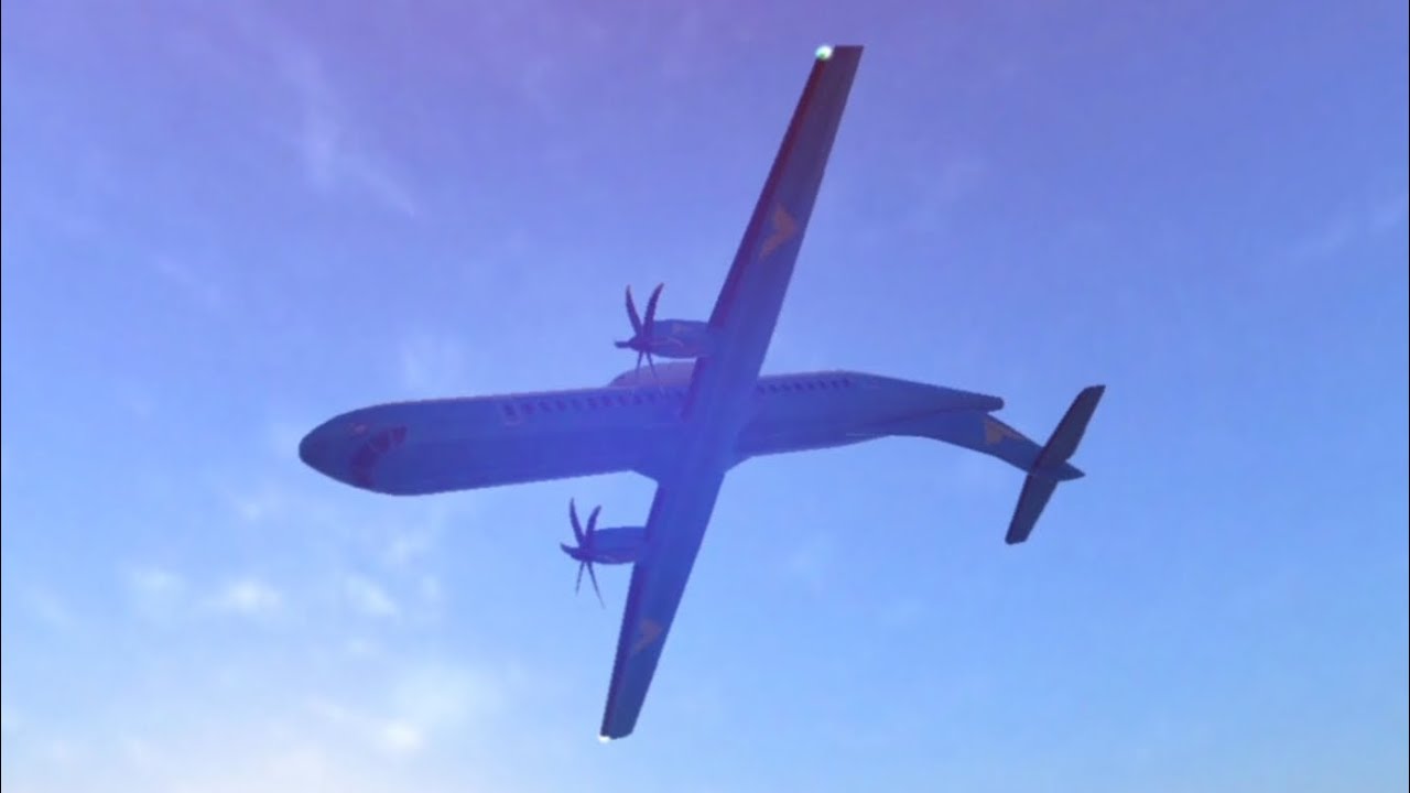 InterWorld Airways Flight 2410 - Crash Animation || Turboprop Flight ...