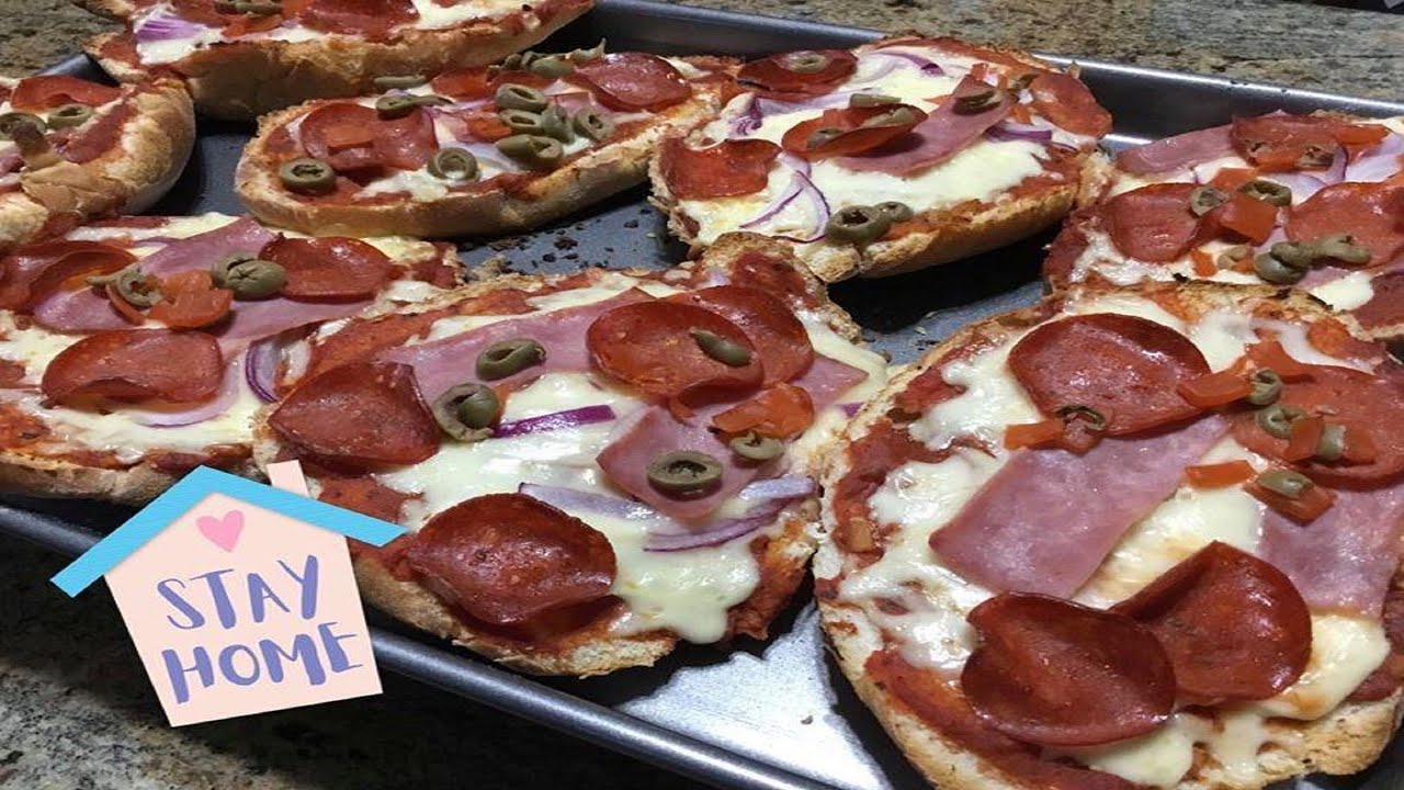 PIZZA casera 🍕CON PAN BOLILLO, ECONOMICA Y RAPIDA DE PREPARAR/ La ...