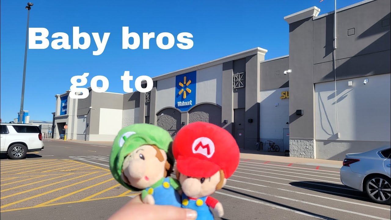 Baby bros go to walmart - YouTube