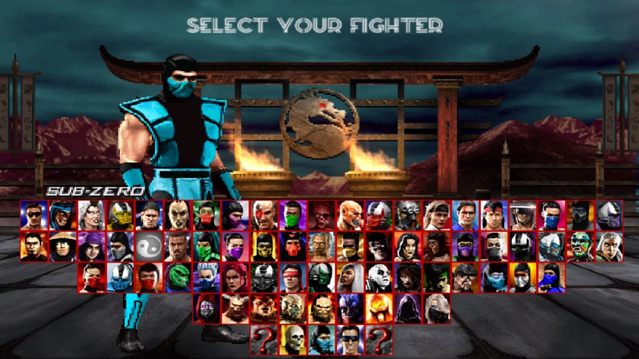 Mortal Kombat Project Powered 1.3 (MUGEN) Sub Zero - YouTube