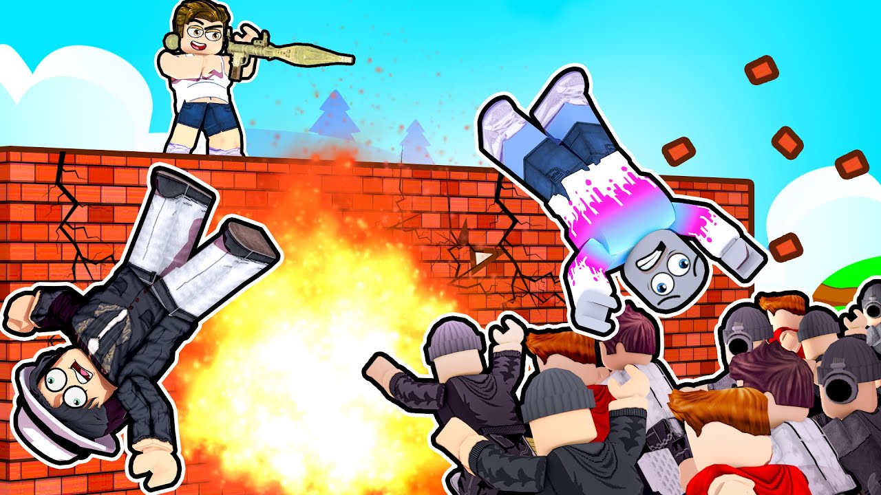 Can I survive an ARMY OF PLAYERS in Build and Battle? - YouTube