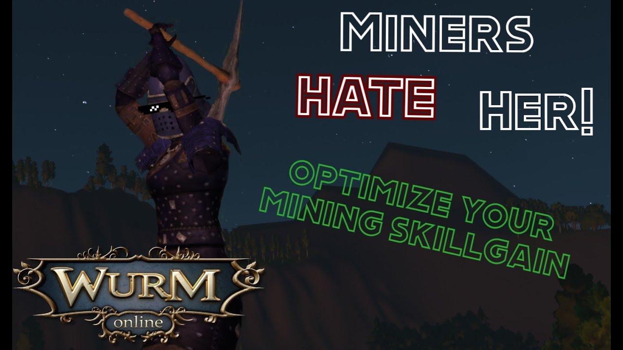 Wurm Online | Mining Skill gain Guide - YouTube