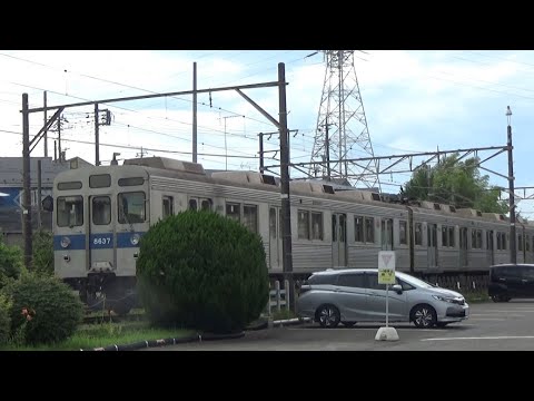 東急8500系8637Fが4両編成になる - YouTube
