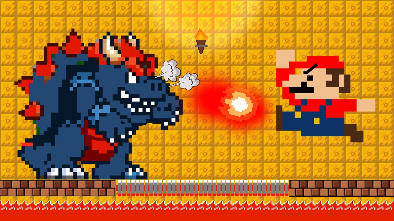Mario vs the Giant Zombie Bowser Fury Maze - GM Animation - YouTube
