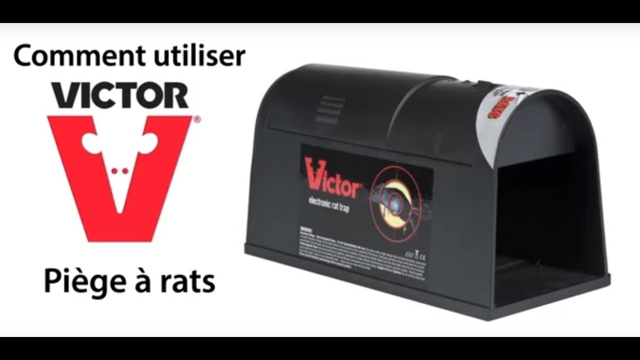 Piège à rat électronique Victor® - Victorantinuisible.fr - YouTube