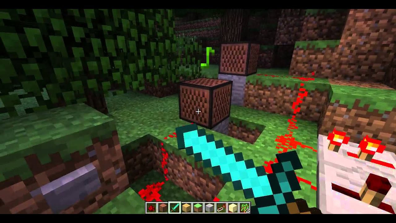 Minecraft noteblocks bass beat - YouTube