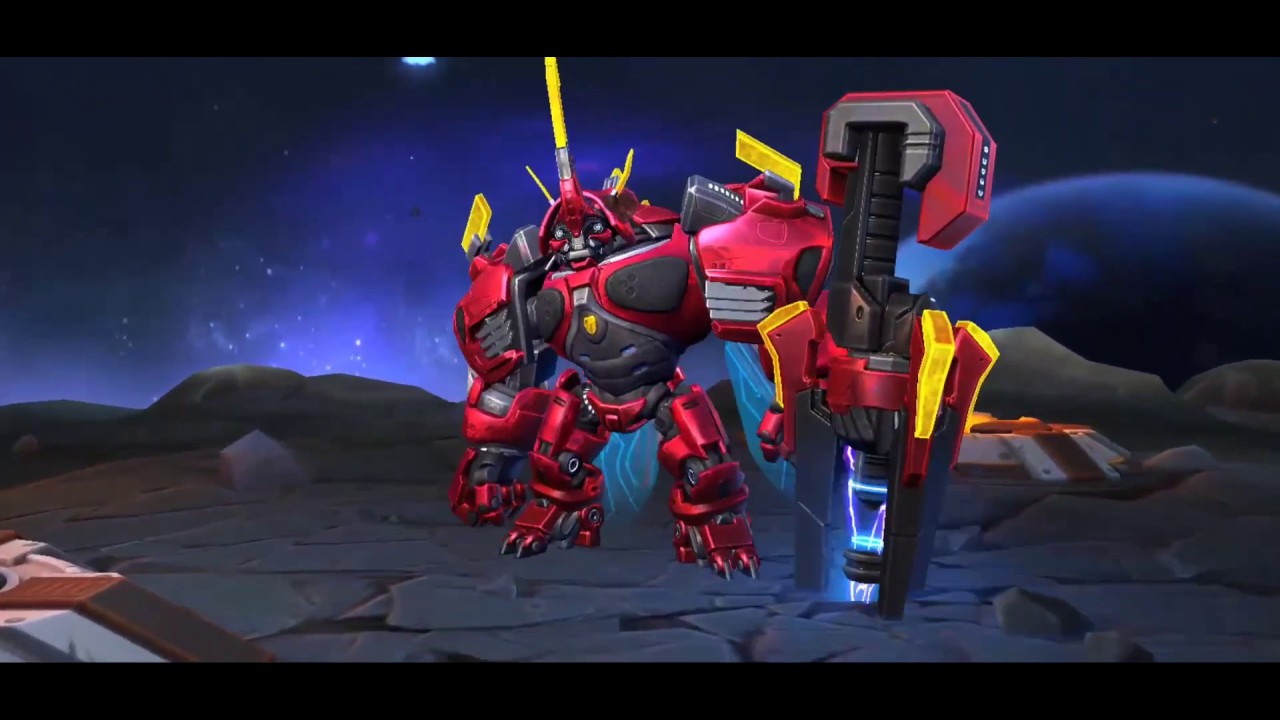 KEREN !!! New Skin Grock Codename : Rhino Review and Gameplay | Mobile ...