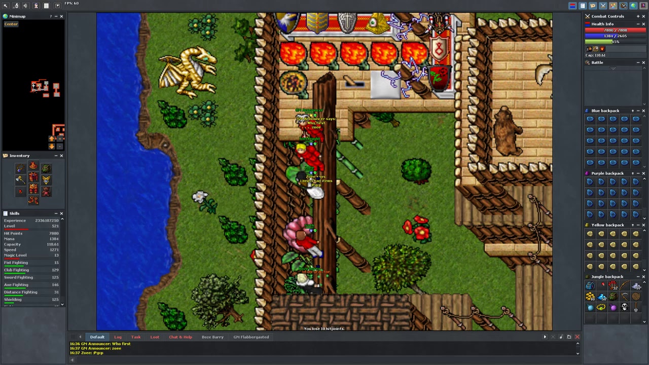 CYCLIP QUEST! - Outcastserver.com [Tibia 7.4 & 7.6] - YouTube