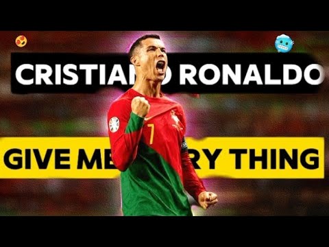 Ronaldo~Give me every thing song edit| Ronaldo edit| - YouTube