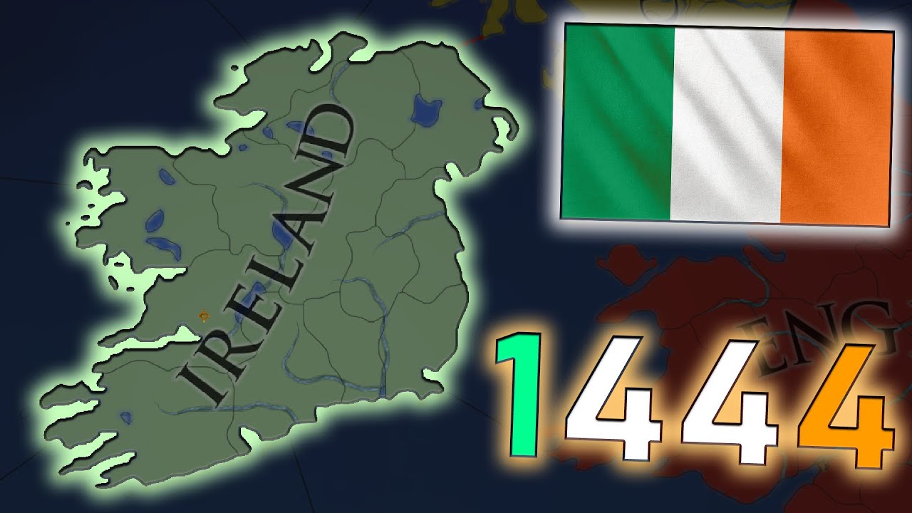 What if United Ireland Existed in 1444 - Eu4 Timelapse - YouTube