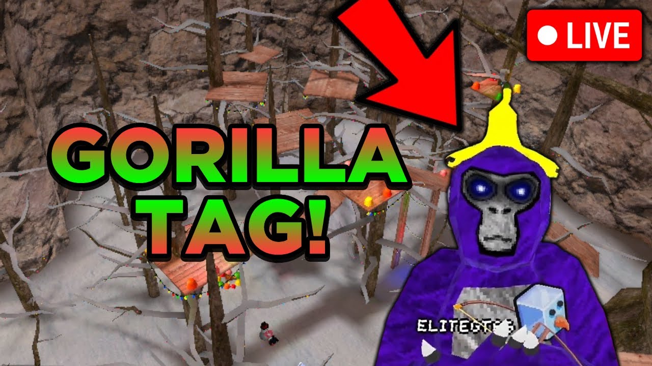 🔴 GORILLA TAG LIVE (PLAYING WITH VIEWERS) - YouTube