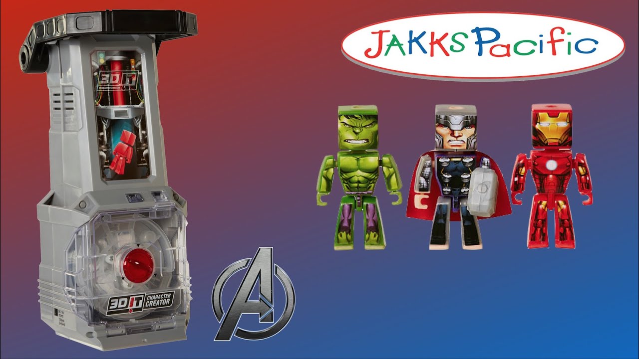 3DIT Character Creator Marvel's Avengers Character 3 pack - YouTube