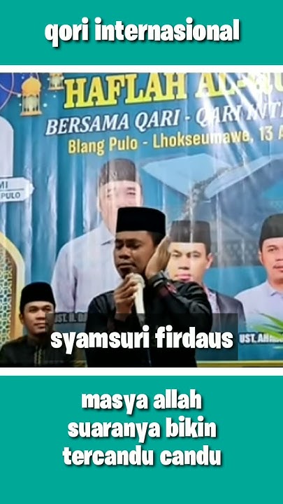 qori internasional syamsuri firdaus @ngajimerdu123 - YouTube