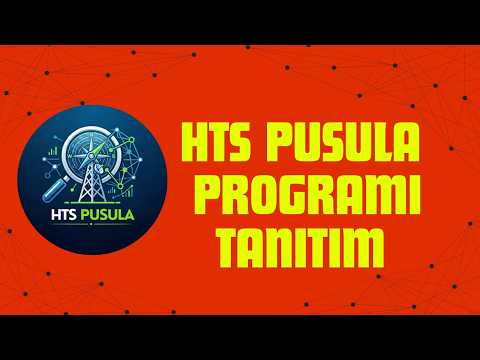 HTS PUSULA Programı Tanıtım #htspusula  #htsanalizprogramı