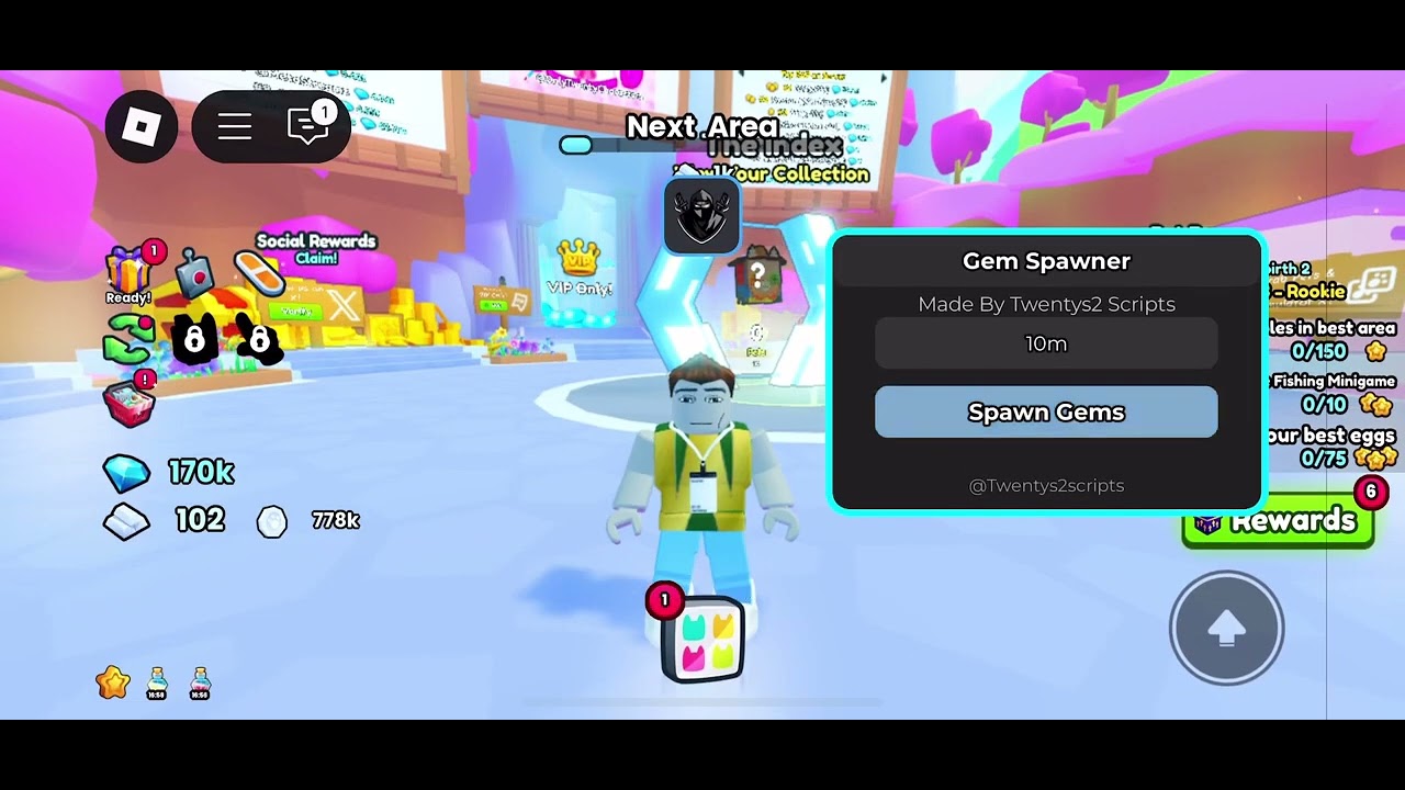 NEW!💎 PET SIMULATOR 99 GEM SPAWNER SCRIPT TONS OF GEMS! 💎 - YouTube