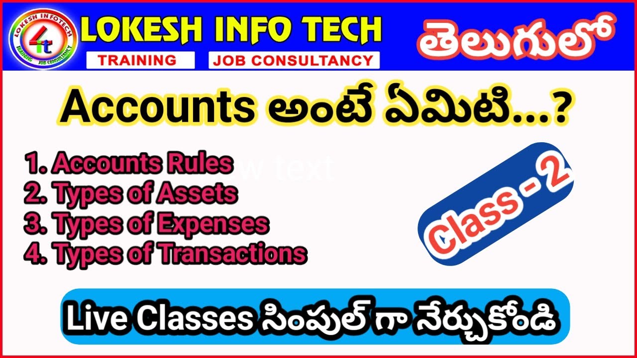 What is a Accounting ? Accounting Principls ? Types of Assets ? By ...