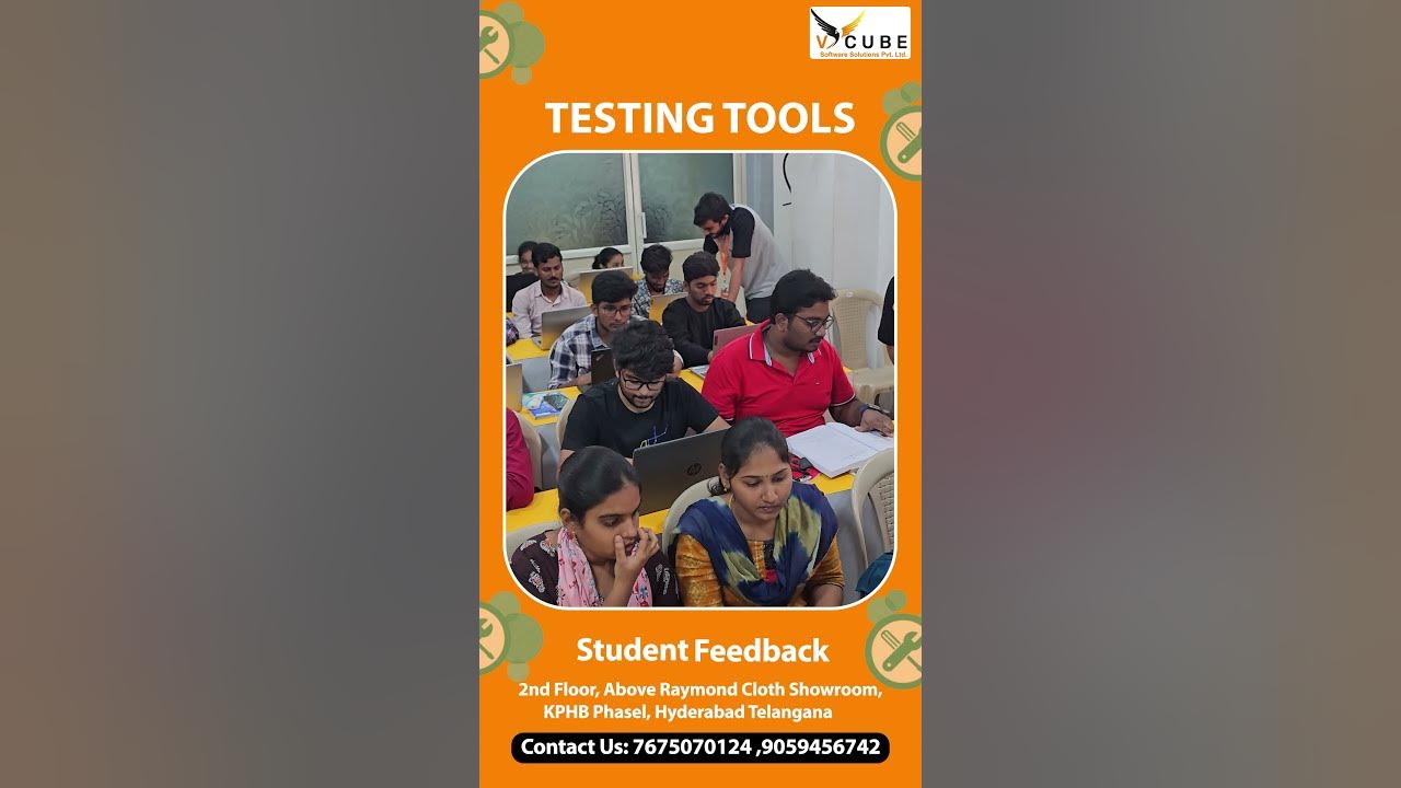 Testing Tool Student Review 2024 | V cube | Best Testing Tool Training ...
