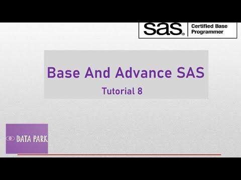IF, IF-THEN-DELETE, IF-ELSE, IF-ELSE-IF statements in SAS. - YouTube