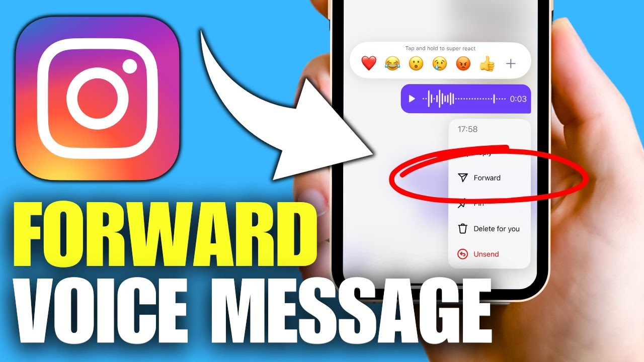 How To Forward Voice Messages on Instagram (2025) - YouTube