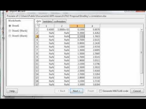 MATLAB Importing Data - YouTube