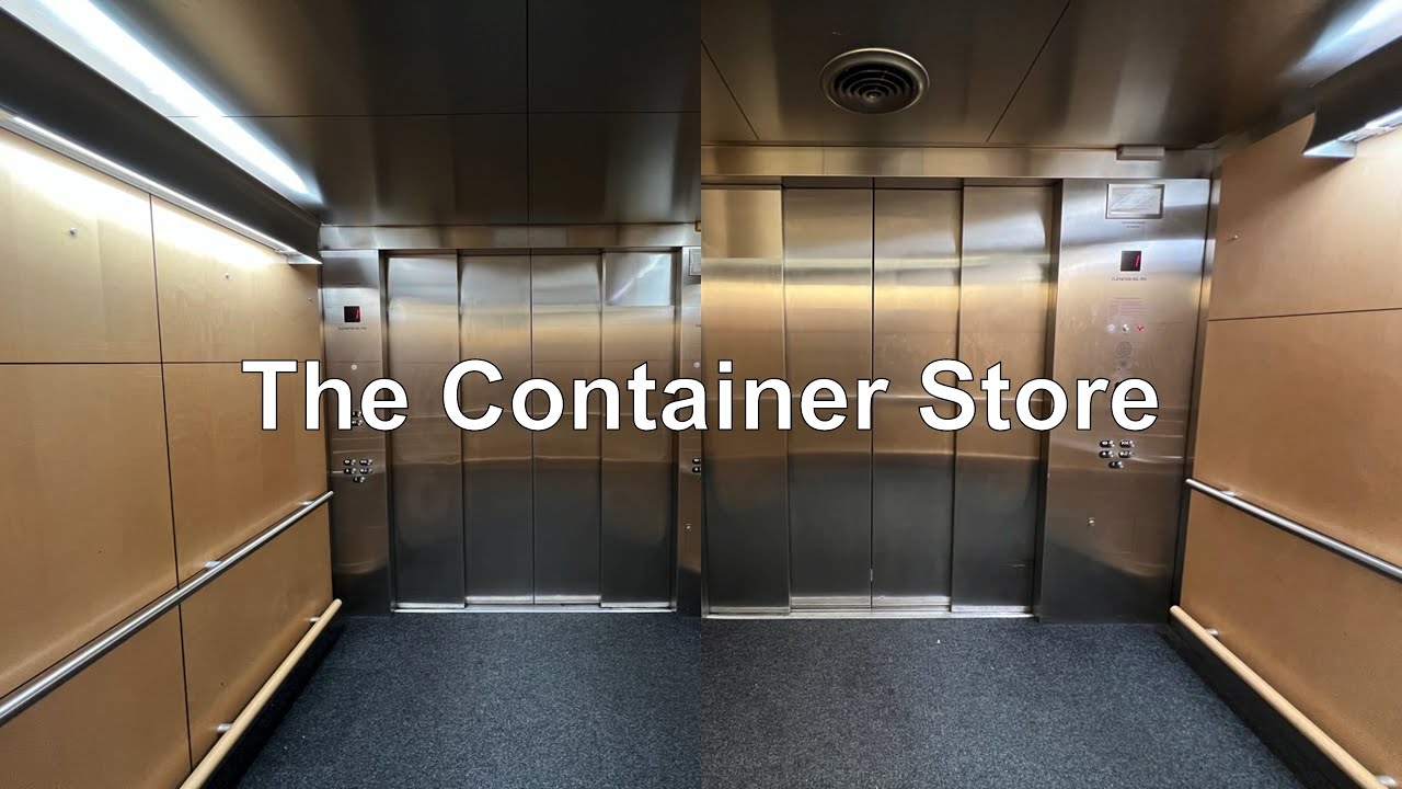 Two Large Otis Elevators at the Container Store in San Francisco, CA ...