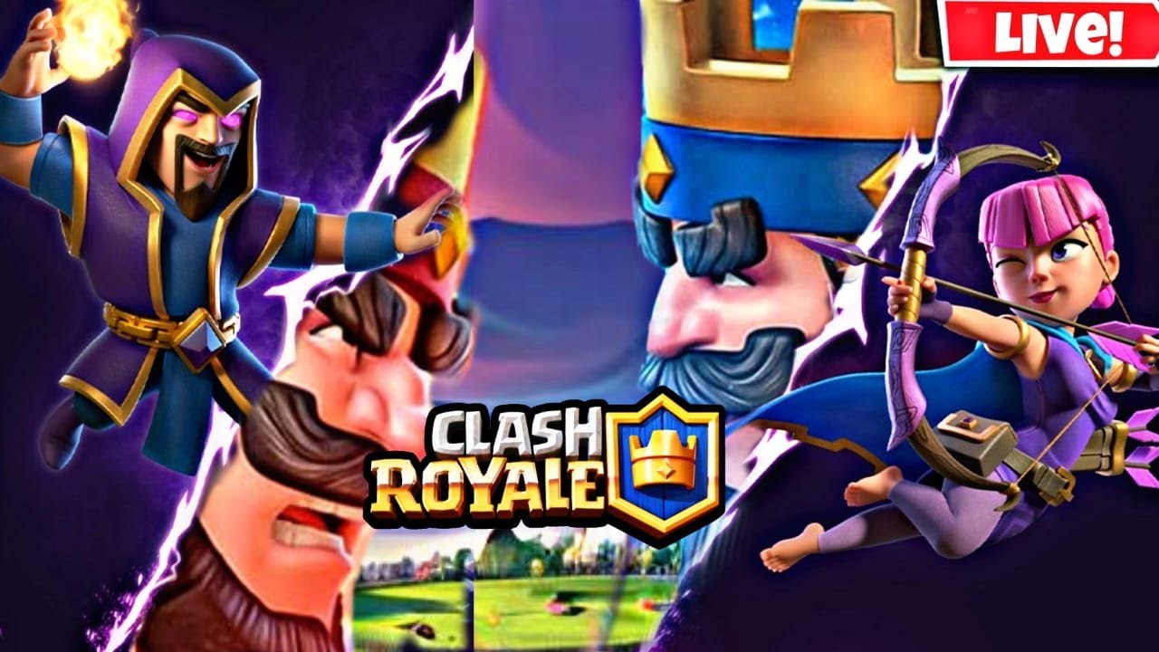 Clash royale live streaming - YouTube